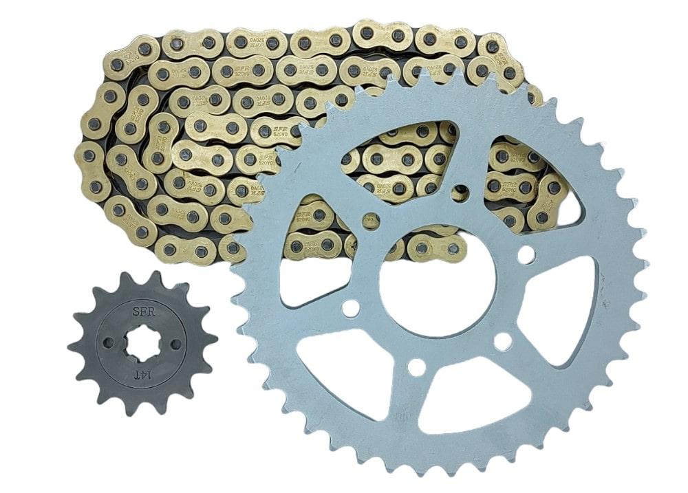 Bajaj Pulsar RS 200 Oringli Zincir Dişli Seti Gold